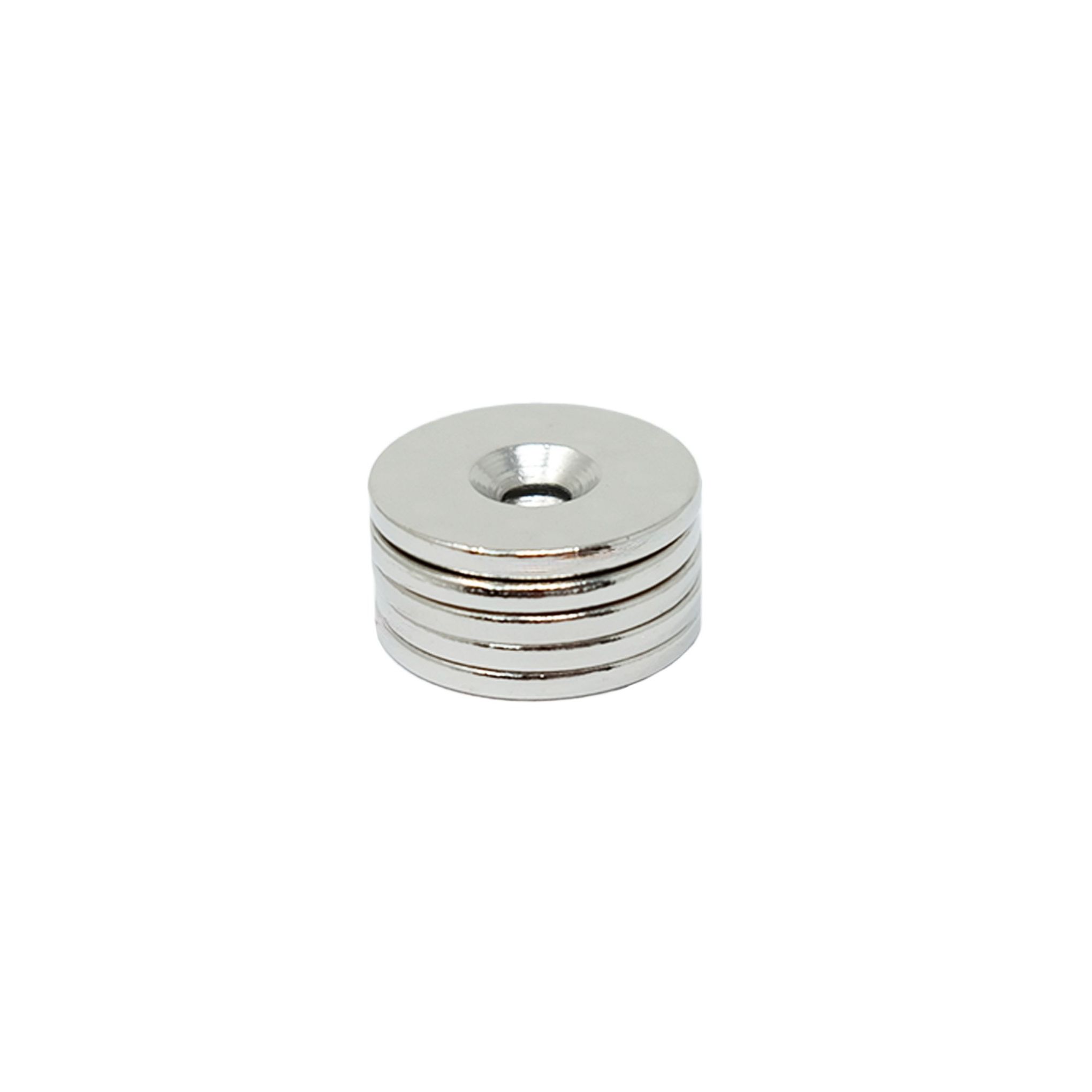 20mm dia Neodymium Pot Magnets, Steel Discs & Screws Pack