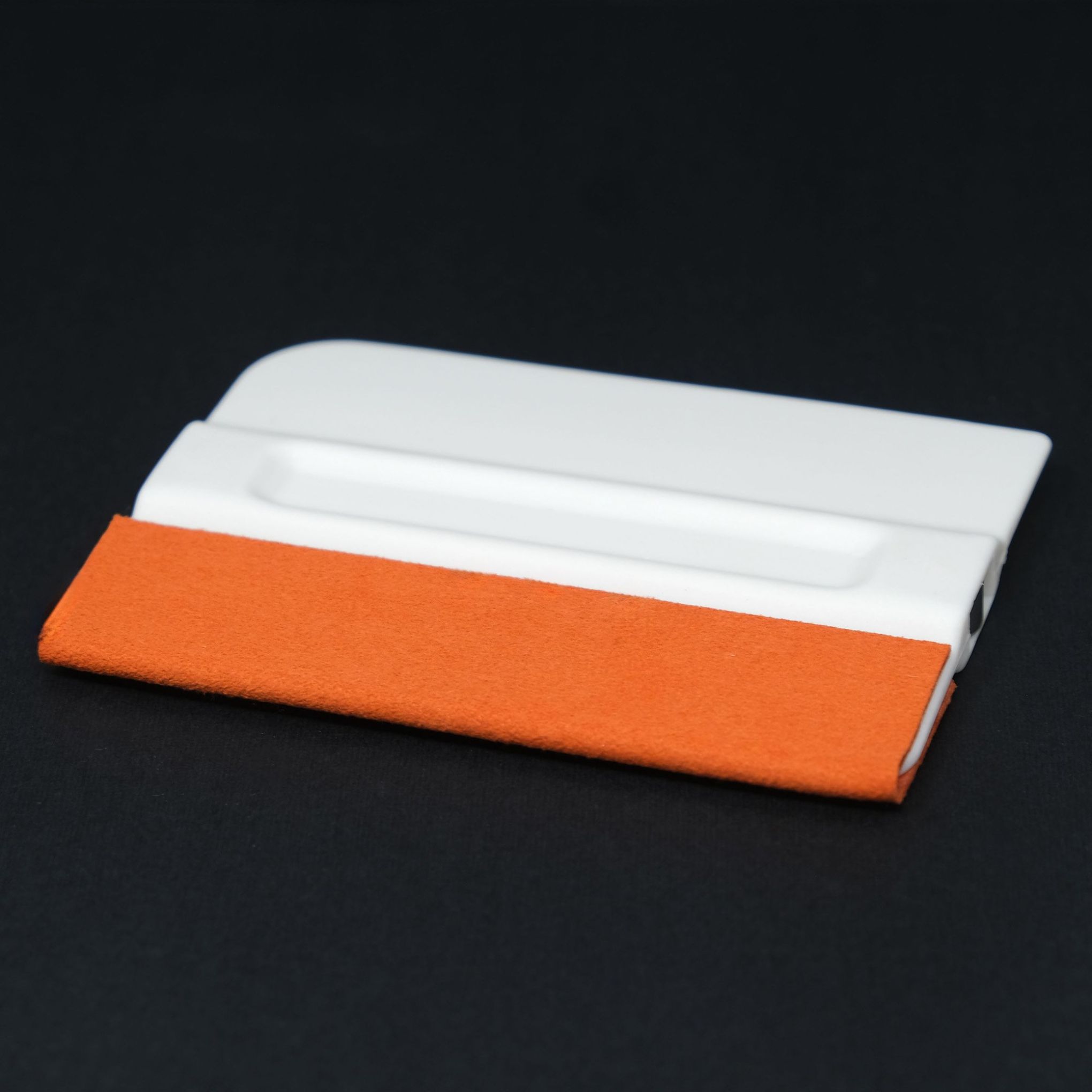 White Pro-Tint Bondo Magnetic Squeegee with Suede