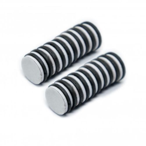19.5 x 2.4mm Y10 Ferrite Magnet with Foam Adhesive - 0.4kg Pull
