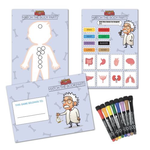 Key Stage 2 Printed Magnet Game - Body Parts