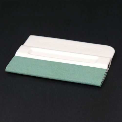 White Pro-Tint Bondo Squeegee with Suede