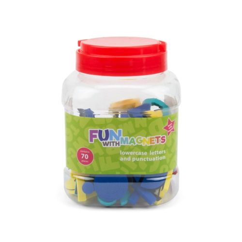 70 Lowercase Magnetic Foam Letters + Punctuation
