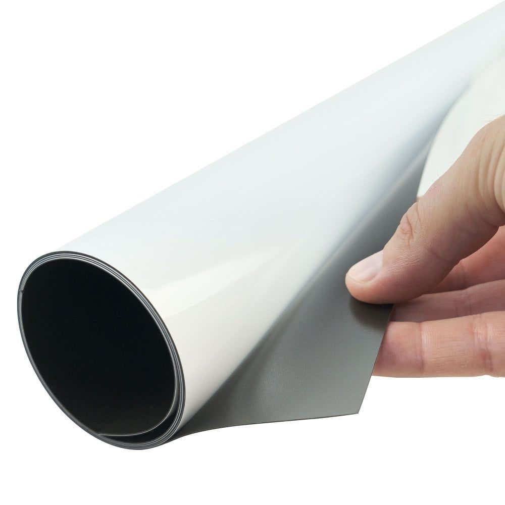 FerroFlex 600mm Wide Adhesive Ferrous Sheet Matt White