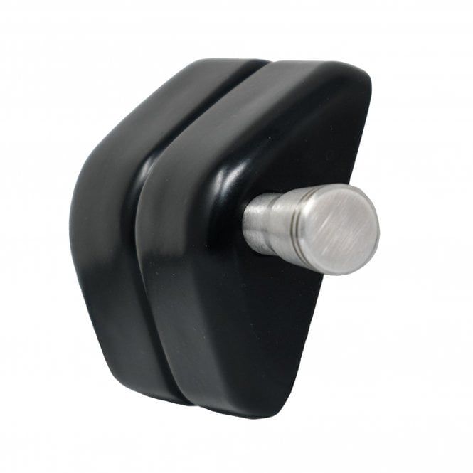 60 x 70 x 25mm Steel Magnetic Gate Latch - Matt Black